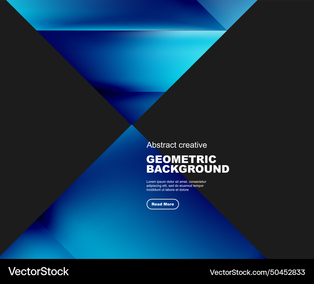 Gradient triangles abstract background Royalty Free Vector