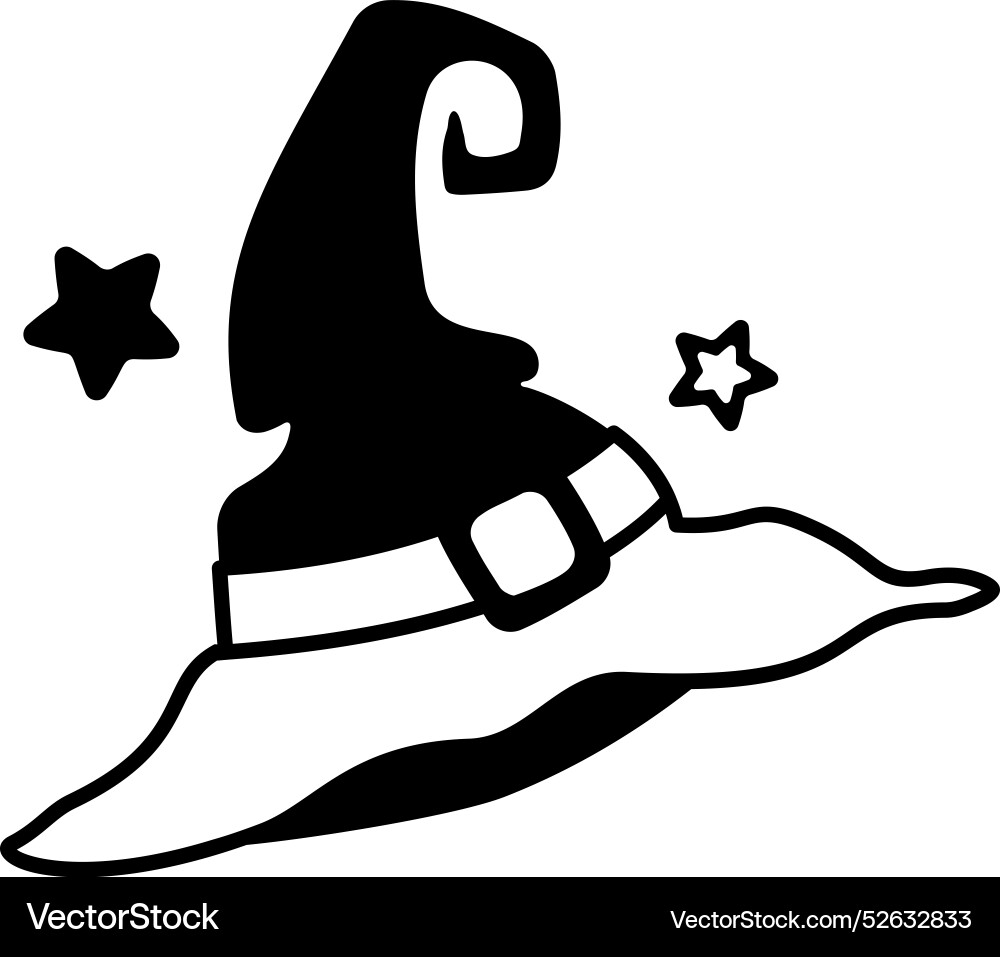 Witch hat Royalty Free Vector Image - VectorStock
