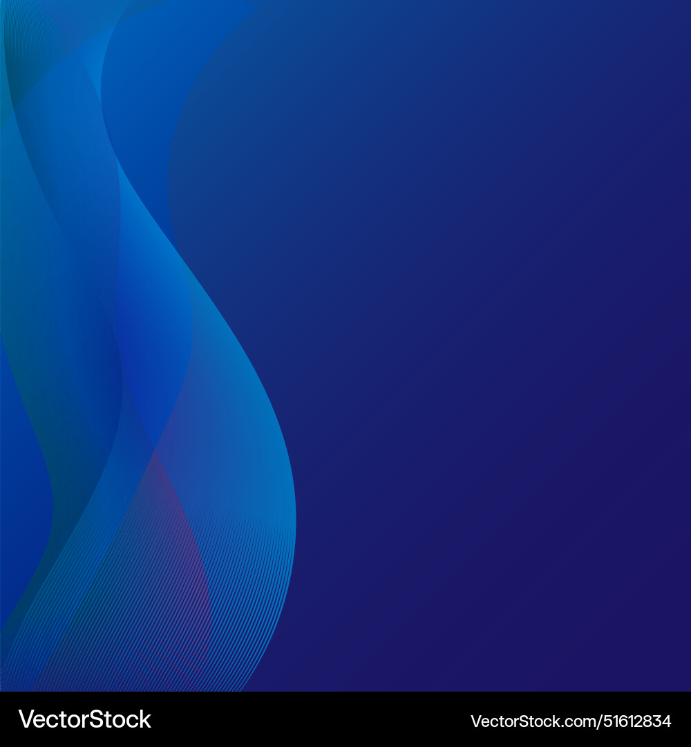 Abstract blue color background dynamic shapes Vector Image