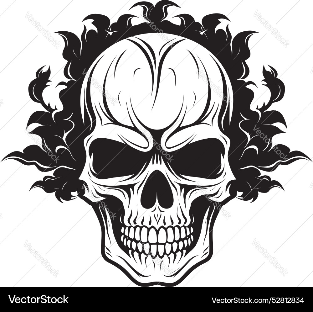 Ganjaglow skull cannabis inspired logo skulls Vector Image