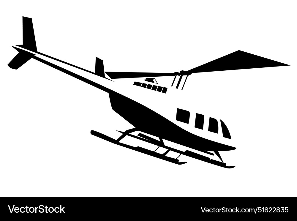 Heli design art Royalty Free Vector Image - VectorStock