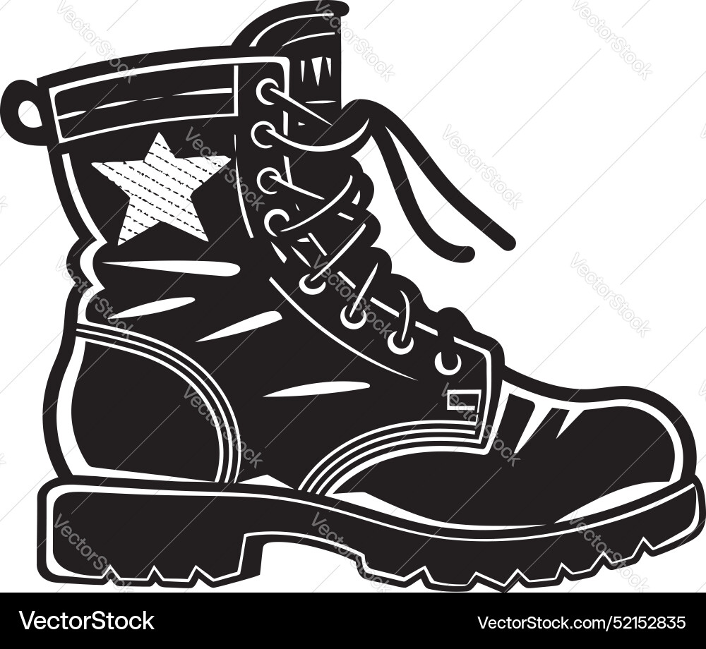 Strategic support logo design marine marksmanship Vector Image