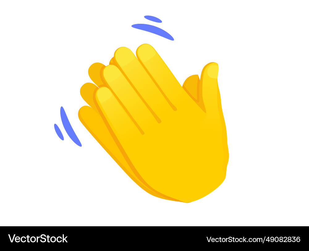 Emoji Hands Clapping Clapping Hands Free Vector Emoji On