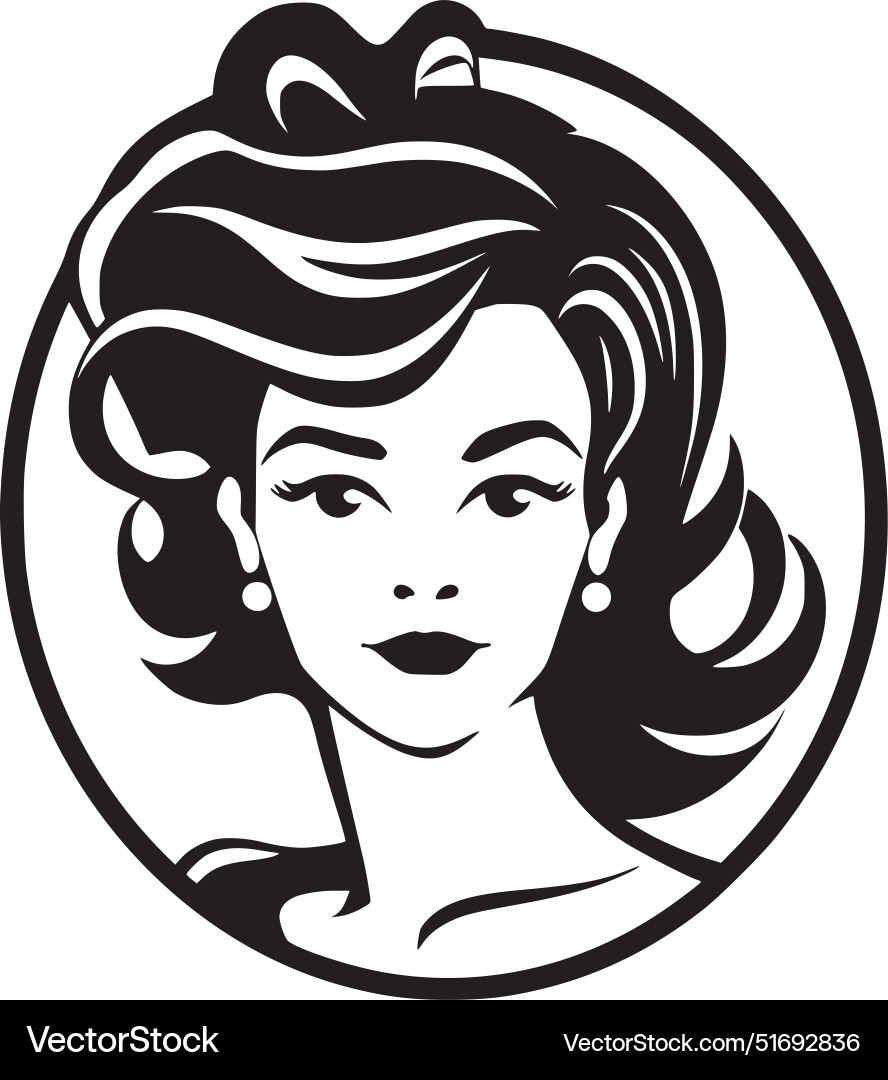 Mom - minimalist and simple silhouette Royalty Free Vector