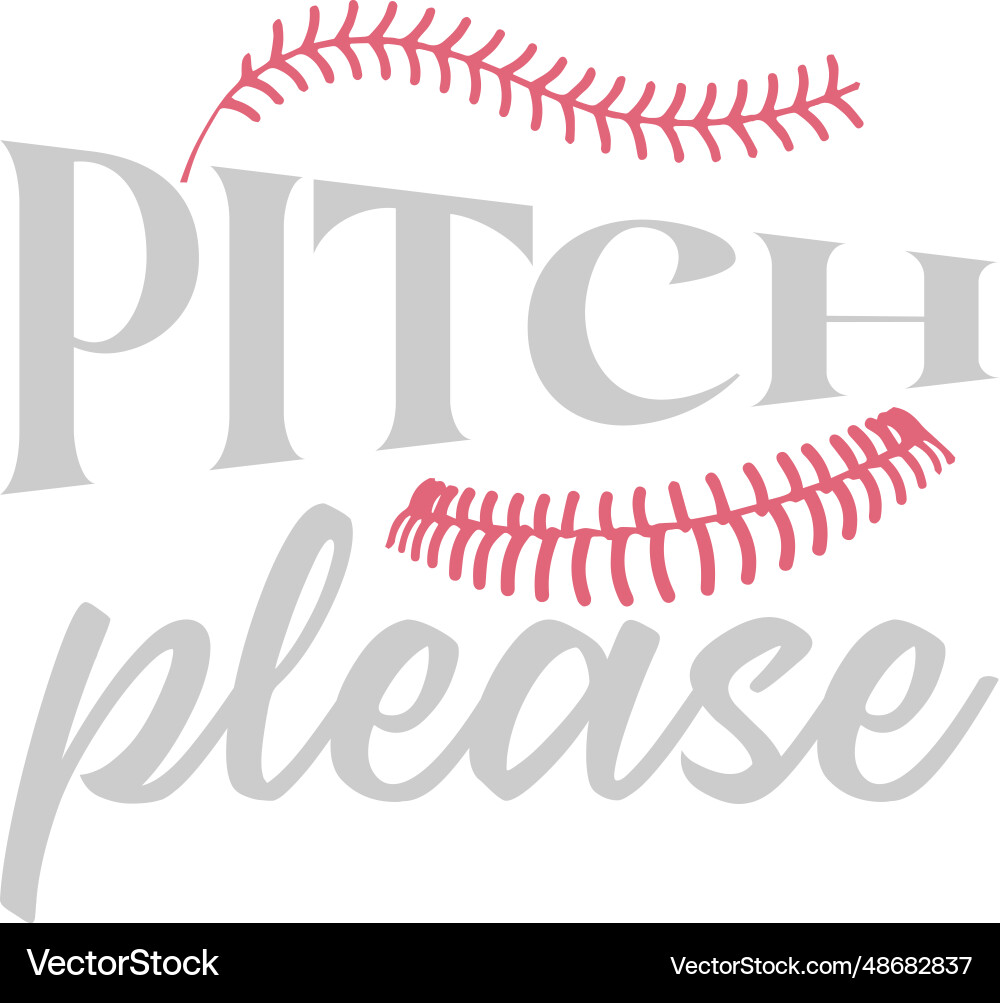 Pitch please Royalty Free Vector Image - VectorStock