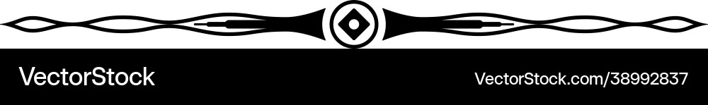 Retro text divider Royalty Free Vector Image - VectorStock