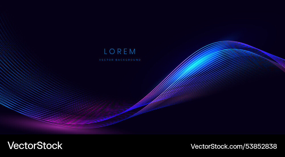 Abstract technology futuristic glowing neon blue – Royalty-Free Vector ...