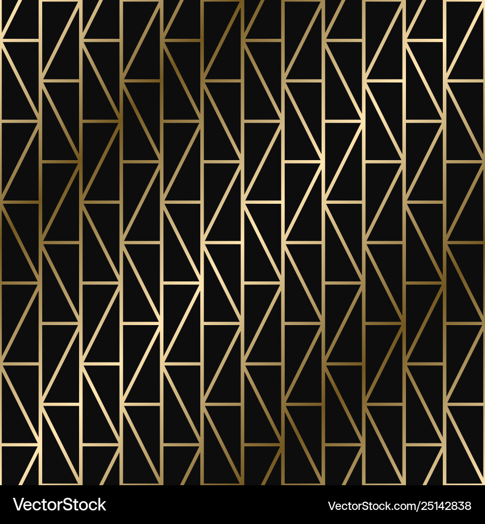 Geometric art deco pattern - seamless Royalty Free Vector