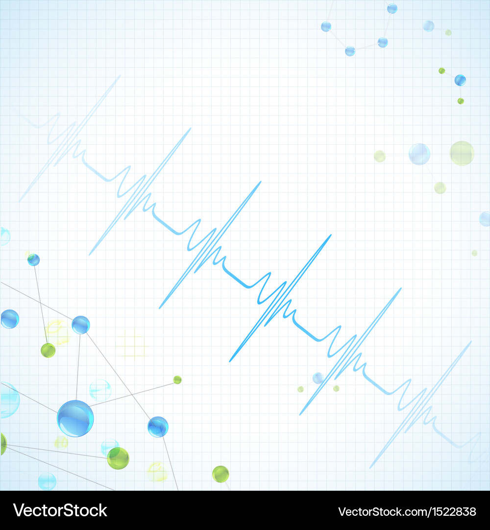 Healthcare Pulse Background Royalty Free Vector Image