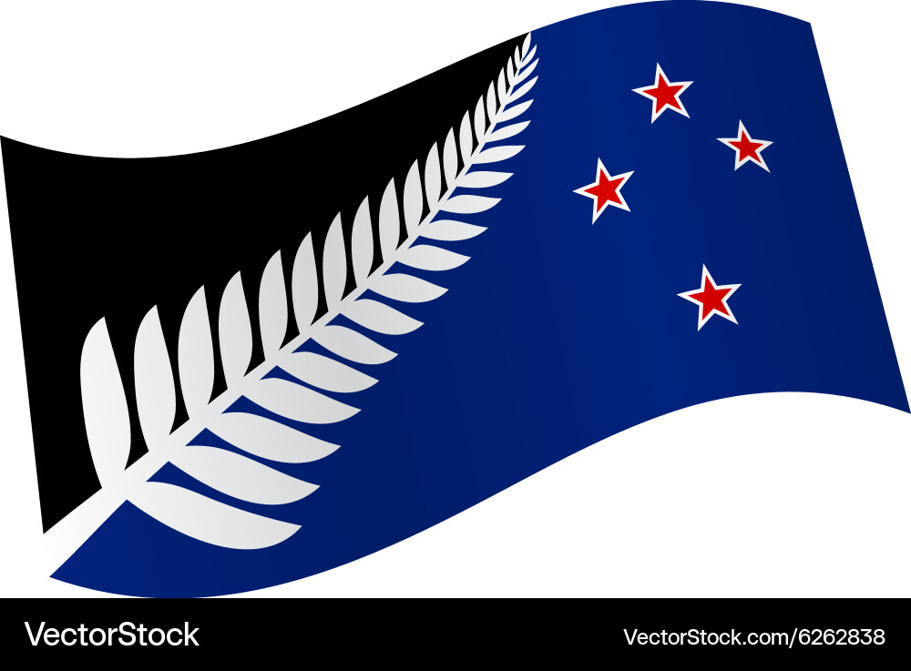 New zealand flag variation Royalty Free Vector Image