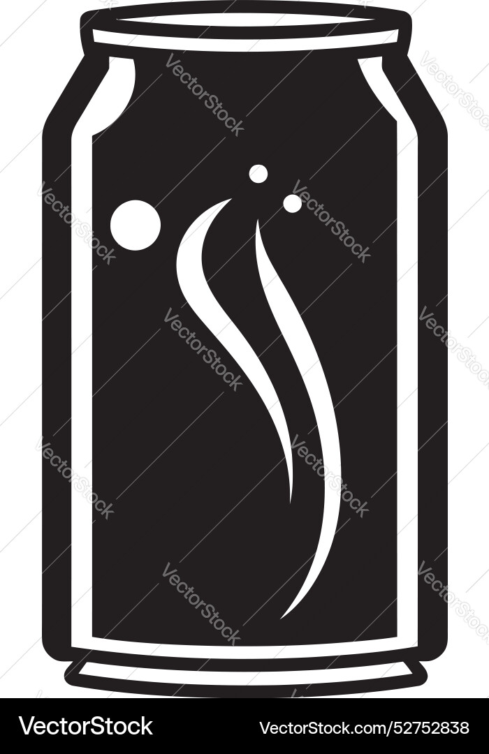 Sparkling sprite soda can iconic symbol thirst Vector Image