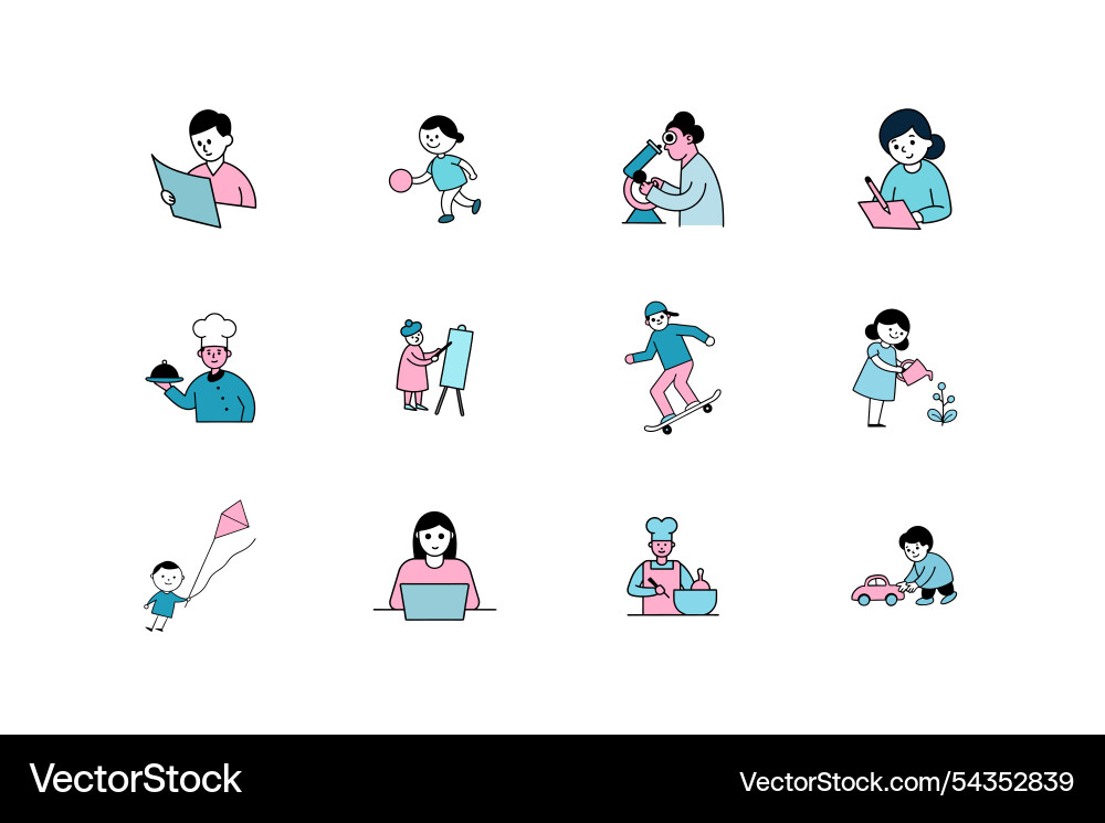 Cartoon character fun royalty-free graphi Vector Image