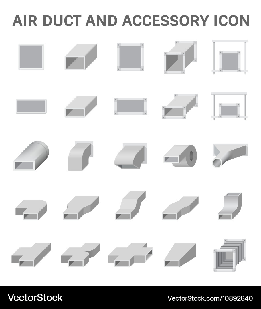 Air Duct System Icon Royalty Free Vector Image