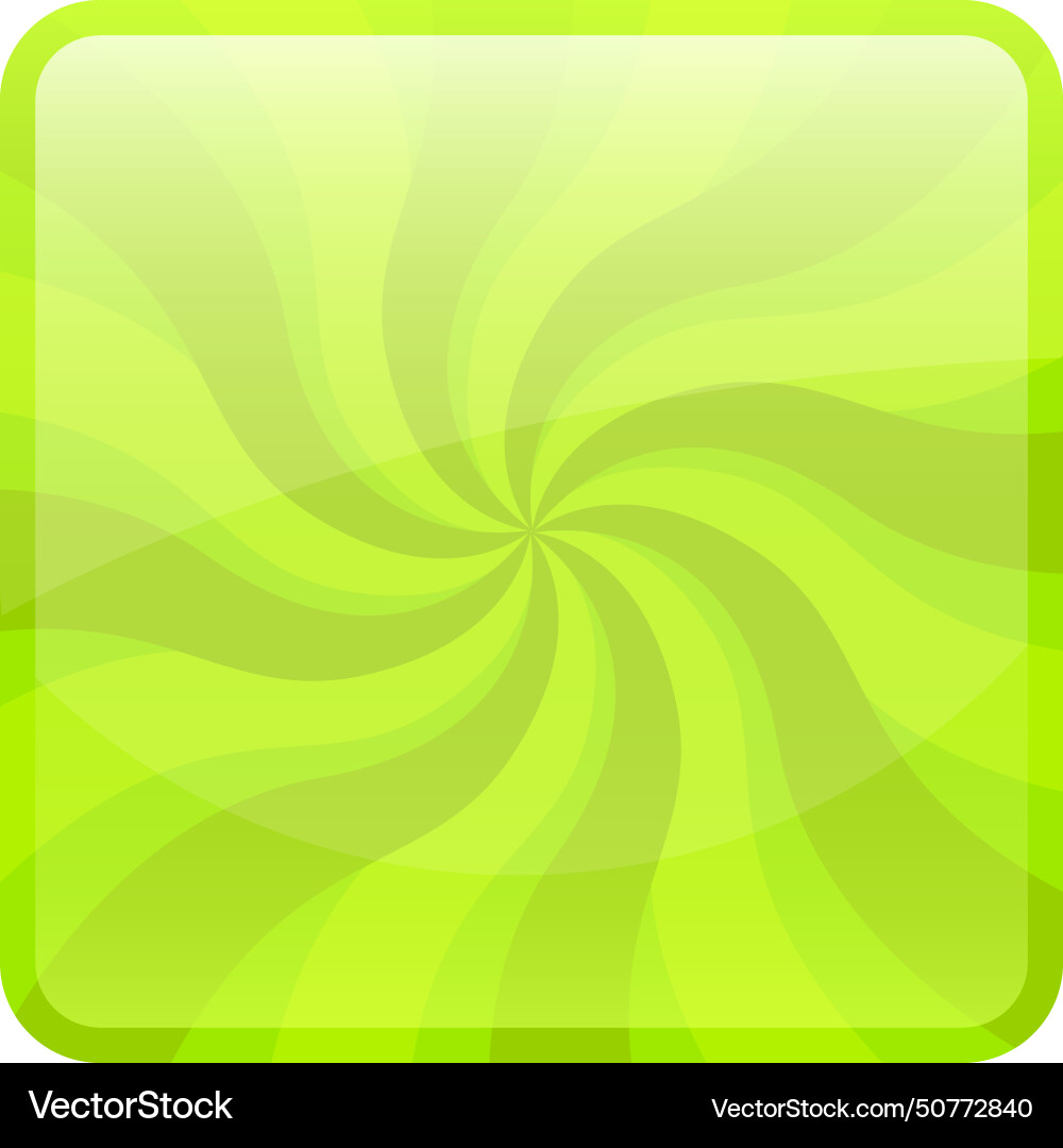 Glossy candy button cartoon square panel template Vector Image