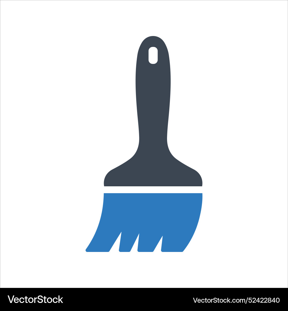Paint brush icon Royalty Free Vector Image - VectorStock