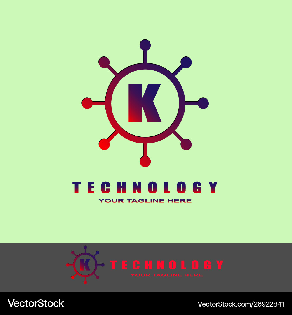 Future technology logos Royalty Free Vector Image