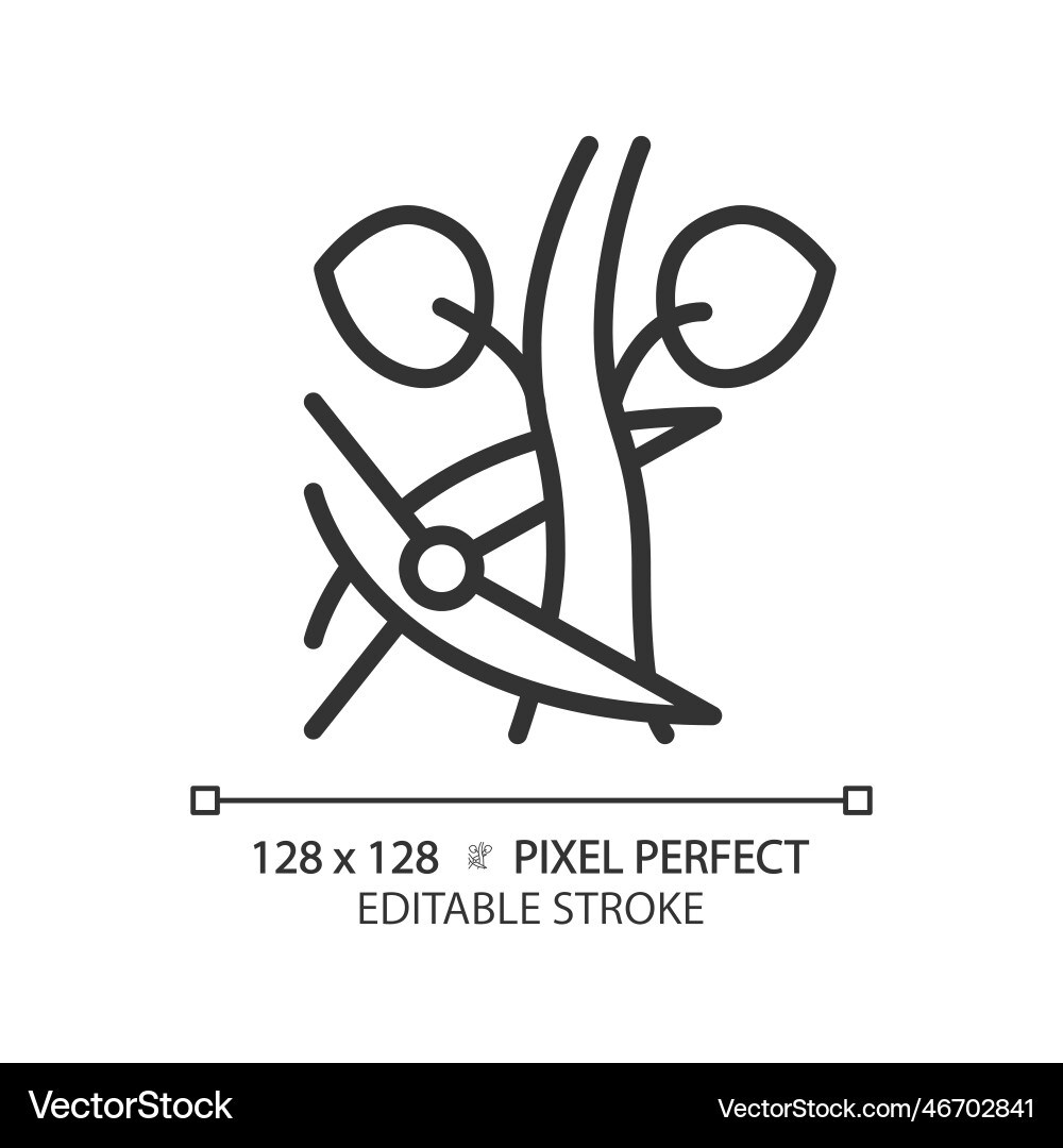 Pruning linear icon Royalty Free Vector Image - VectorStock