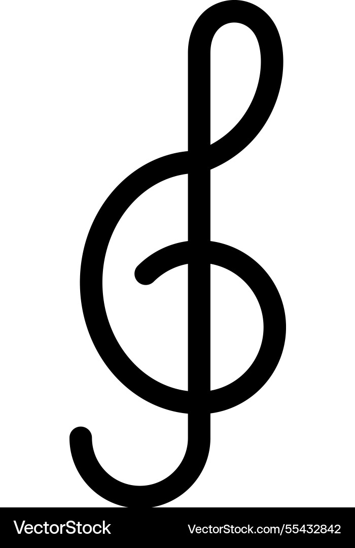 Music symbol icon Royalty Free Vector Image - VectorStock