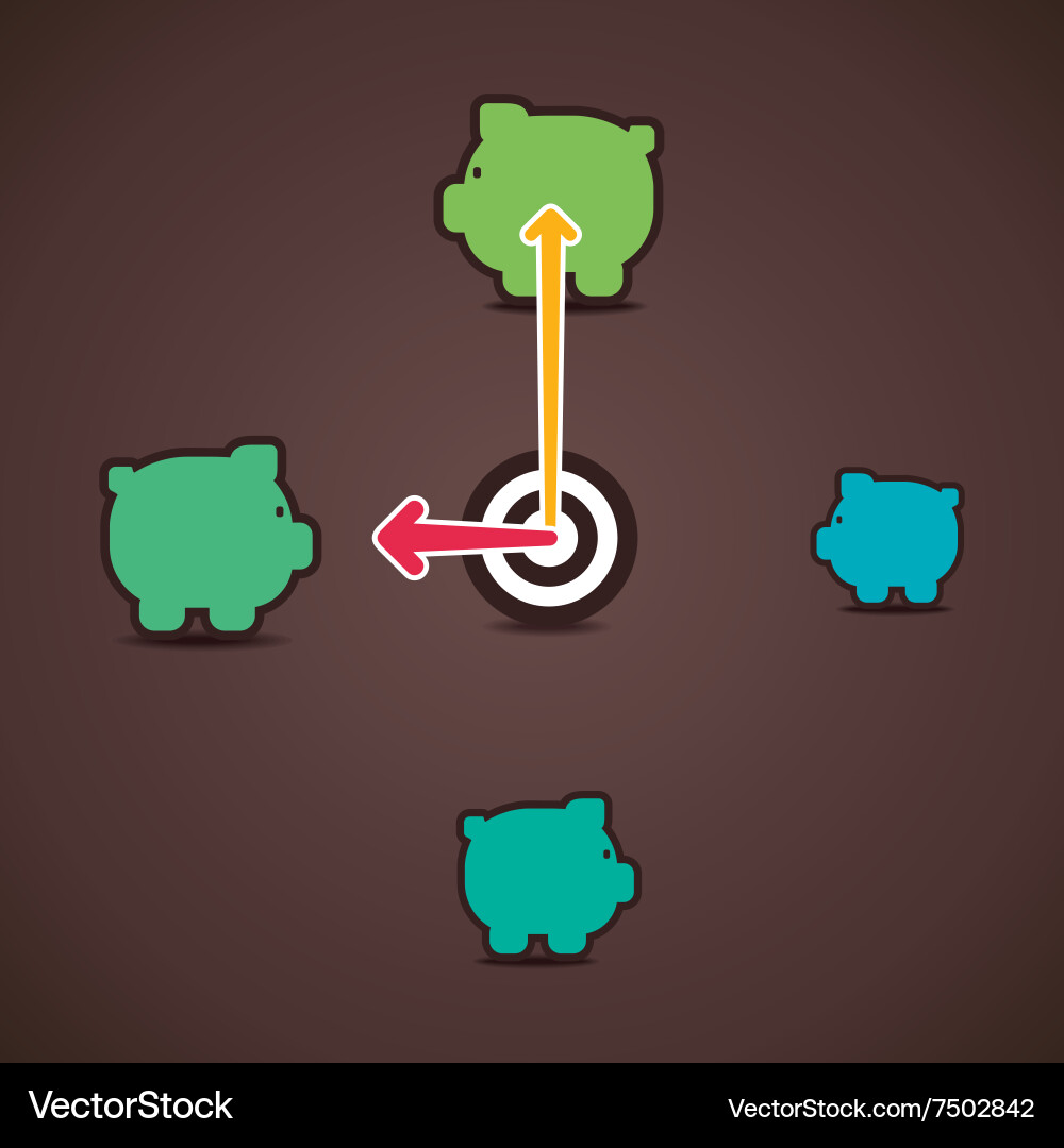 Save money time to concept Royalty Free Vector Image