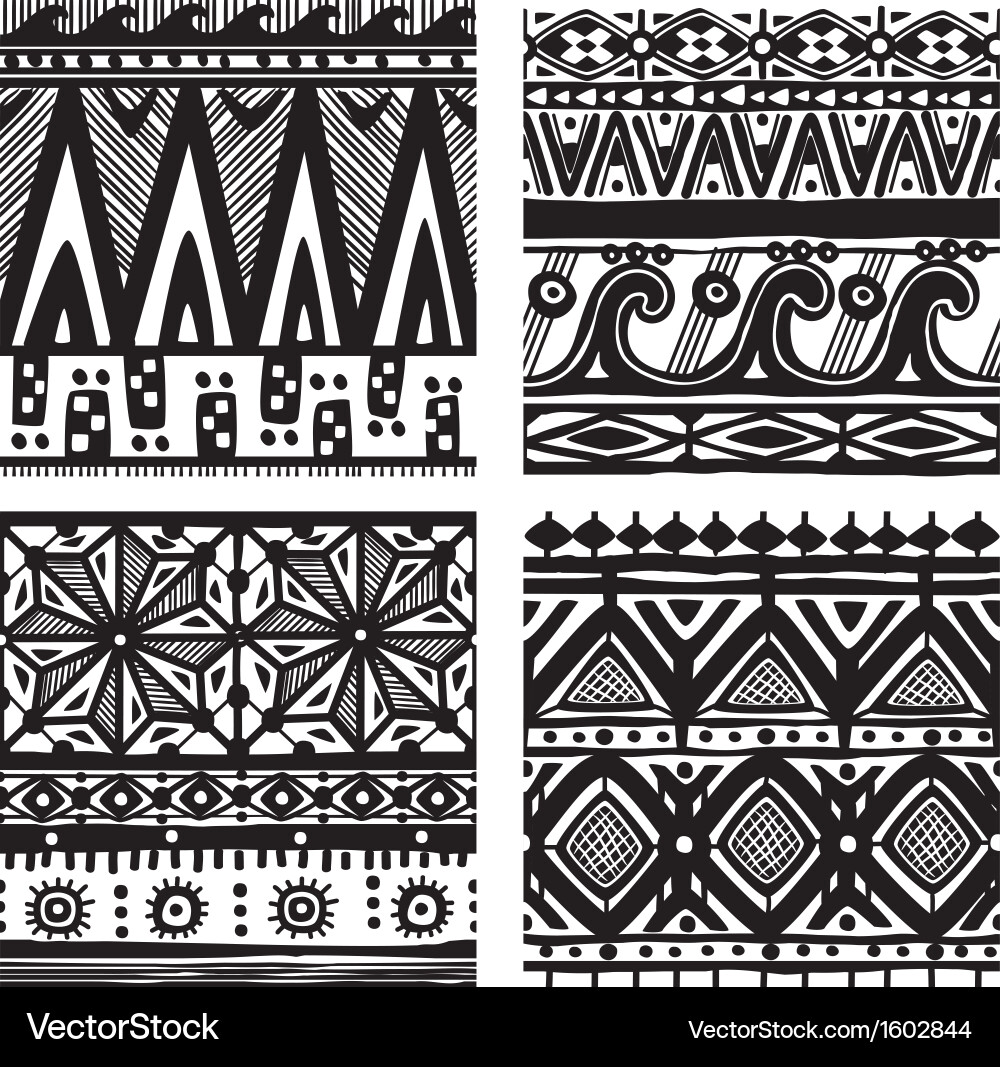 Tribal Seamless Pattern Royalty Free Vector Image