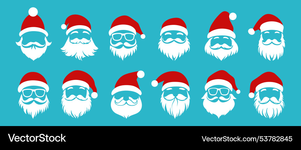 Santa Icons Vector Images (over 88,000)