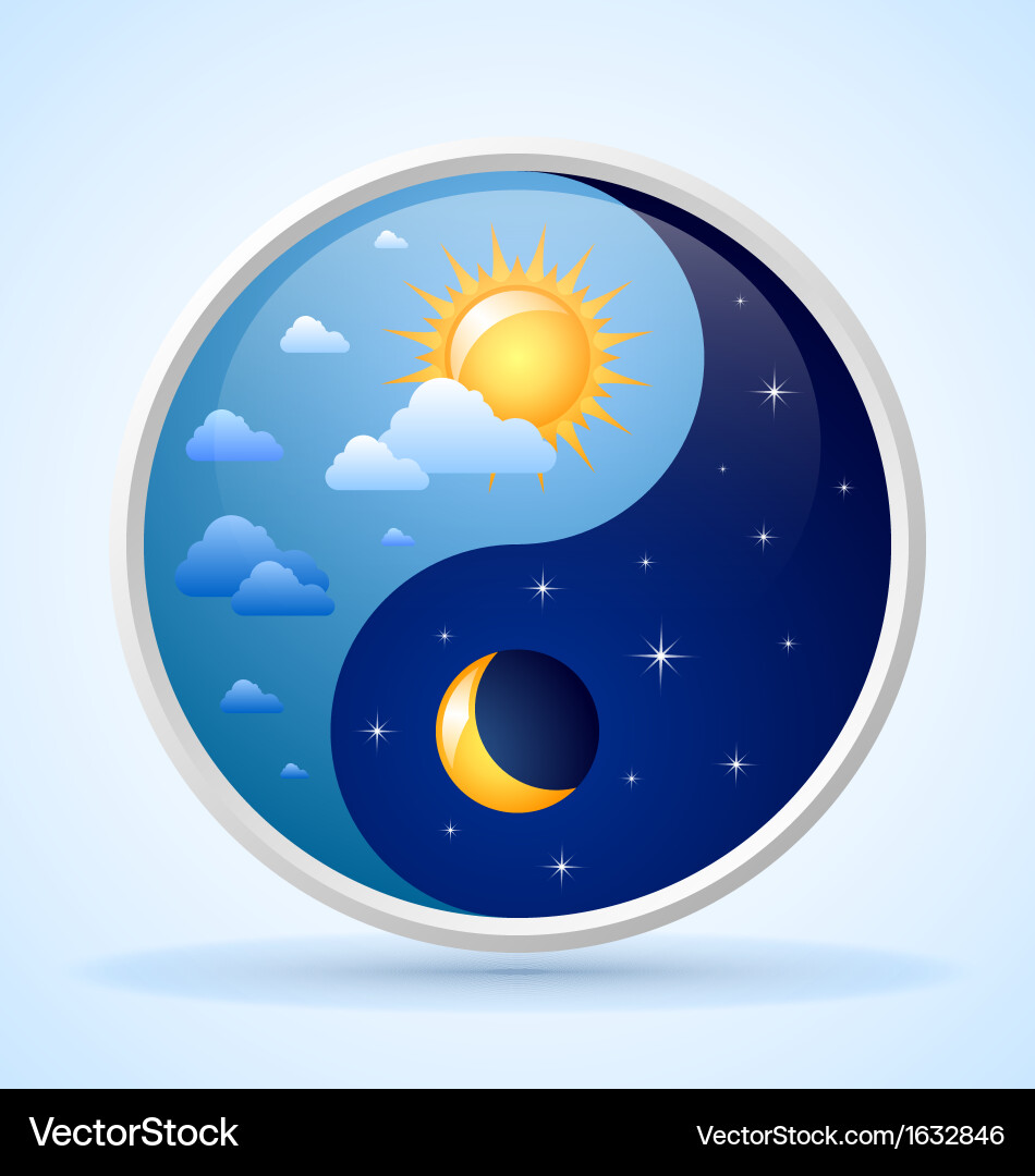 Day And Night Symbols Day And Night Chinese Yin Yang Symbol Modern