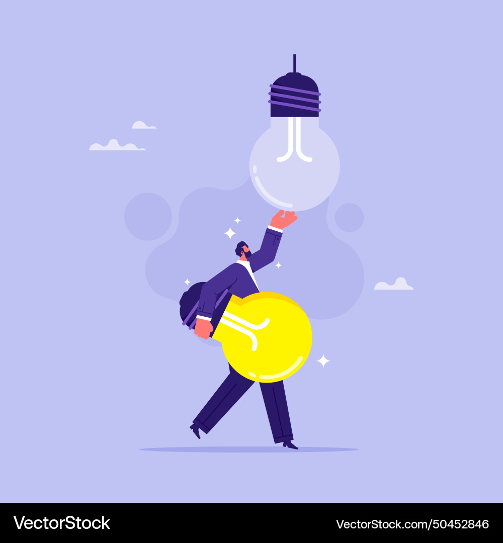 Introduction of innovations concept Royalty Free Vector