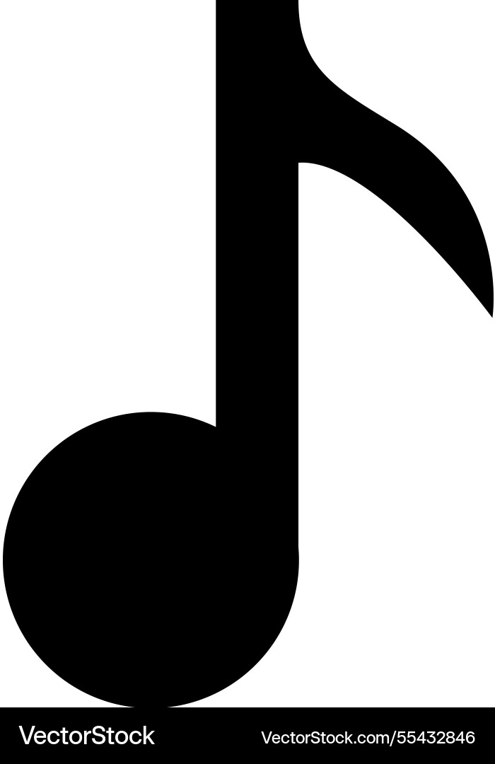 Melody symbol Royalty Free Vector Image - VectorStock