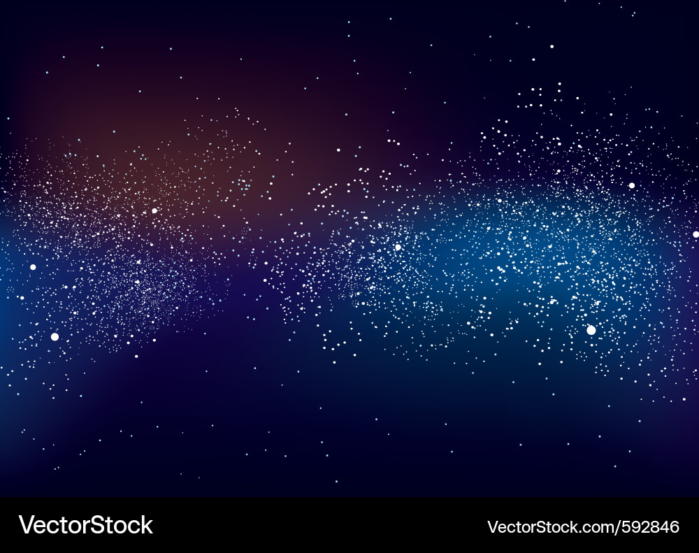 Vast Galactic Nebula Royalty Free Vector Image
