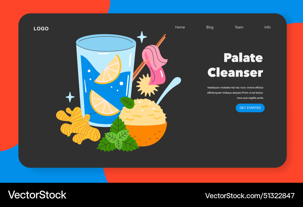 Flavor reversal flat Royalty Free Vector Image