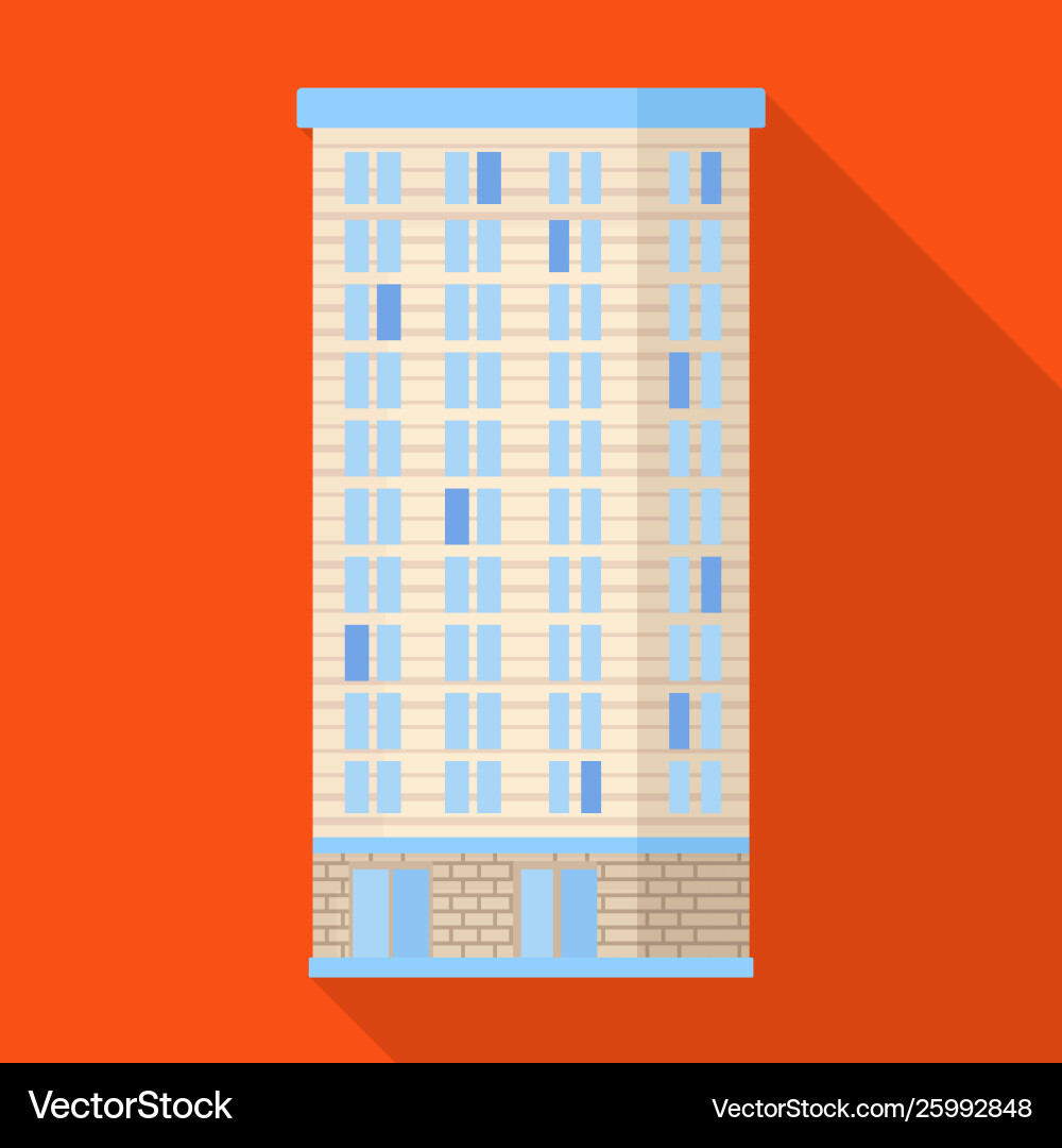 High and rise symbol Royalty Free Vector Image