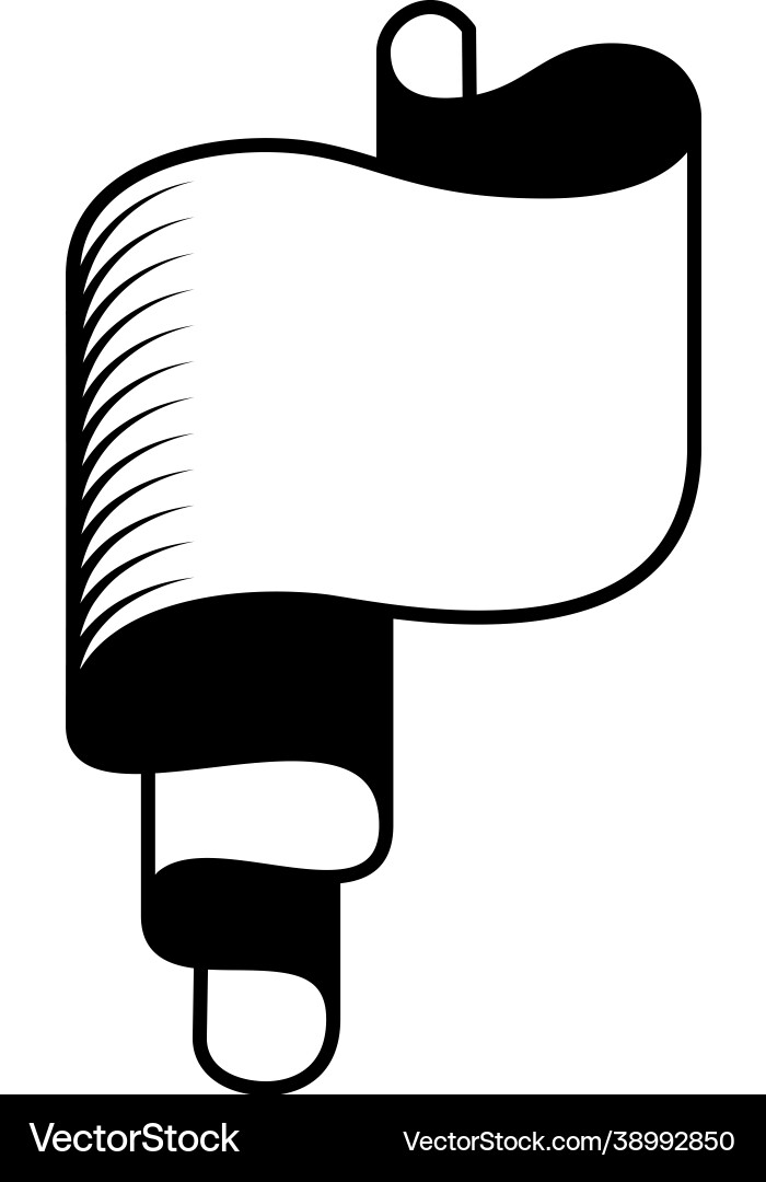 Retro ribbon element Royalty Free Vector Image