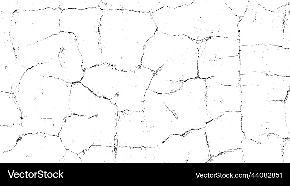 Cracks overlay texture Royalty Free Vector Image