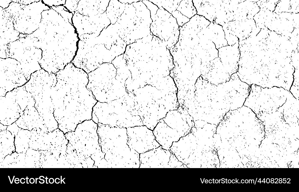 Cracked Texture Overlay Royalty Free Vector Image