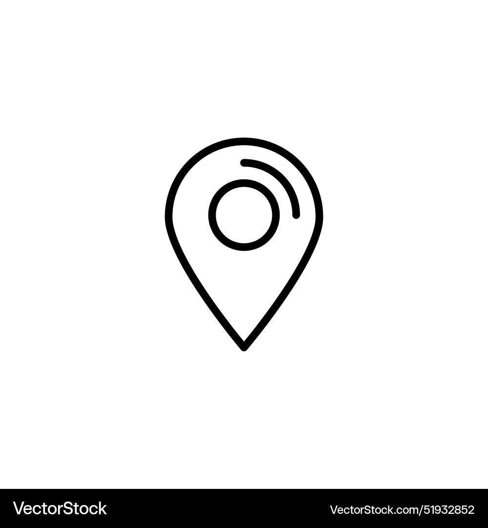 Location map marker icon ideal for gps Royalty Free Vector