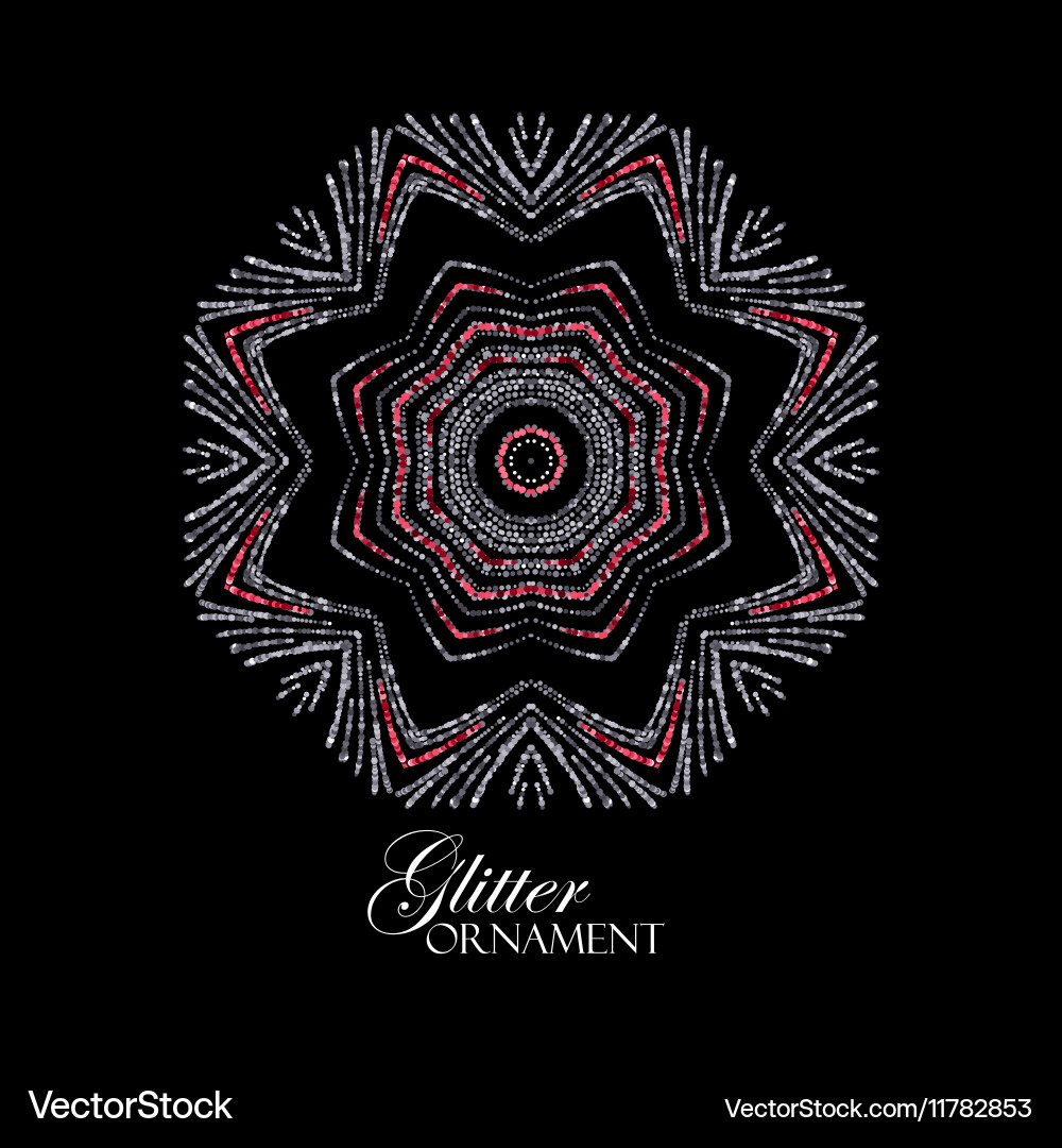 Holiday paillettes decoration Royalty Free Vector Image