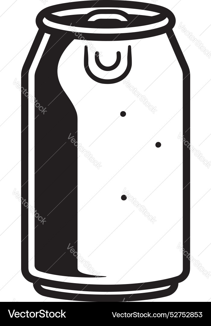 Soda stream can logo symbol fizzy fun Royalty Free Vector