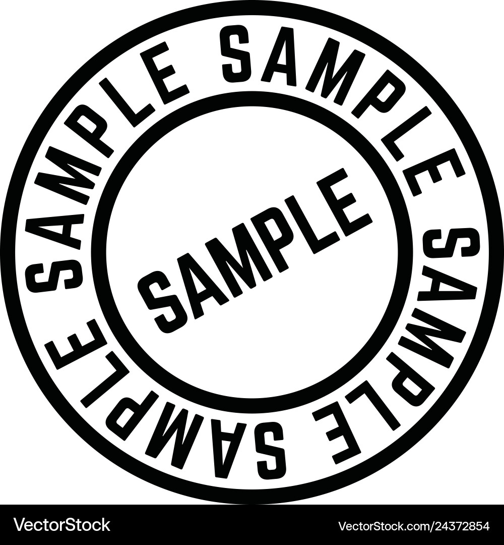 Sample stamp Royalty Free Vector Image - VectorStock