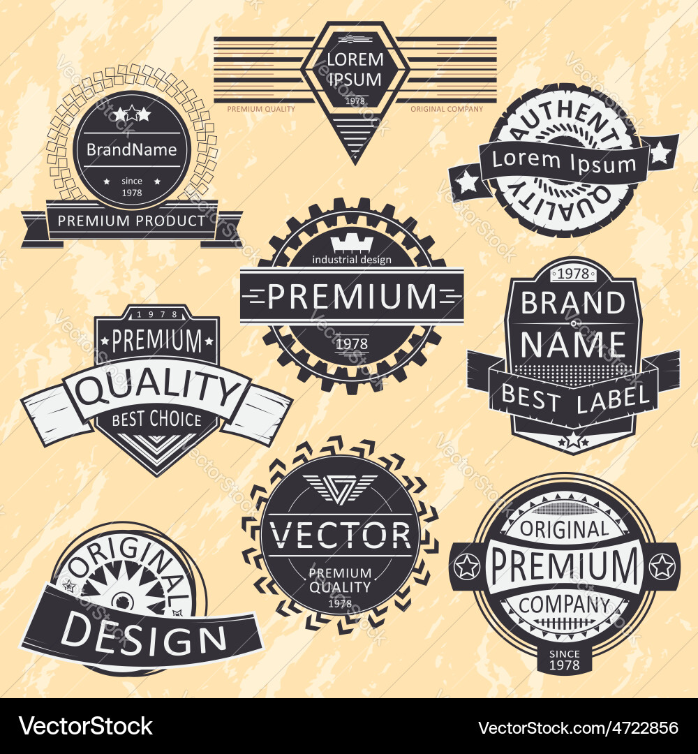 Insignia Royalty Free Vector Image - VectorStock