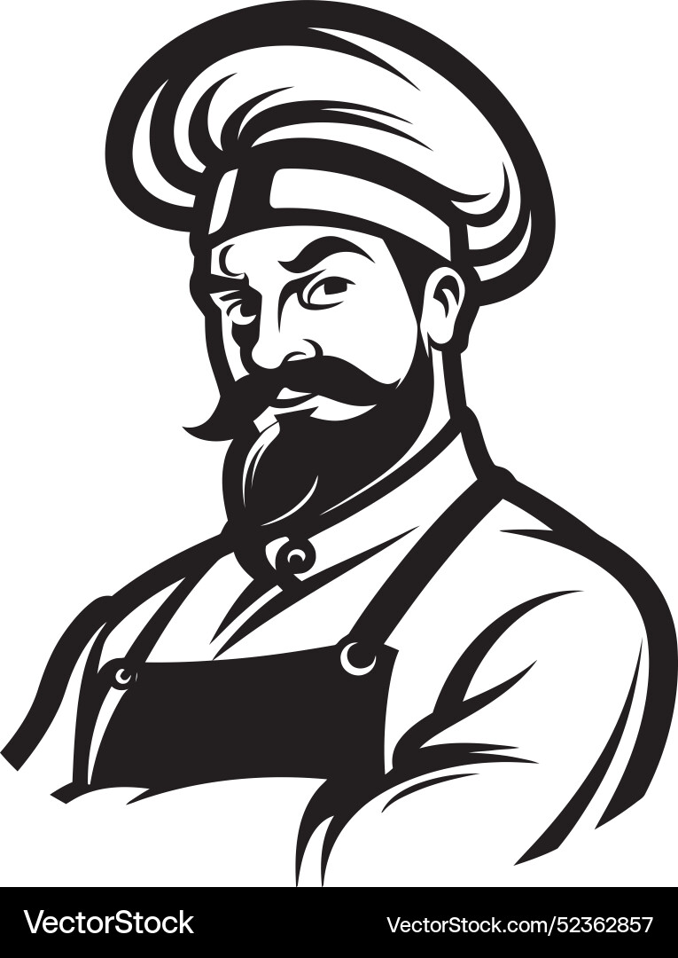 Cartoon chef art collectionchef character graphics