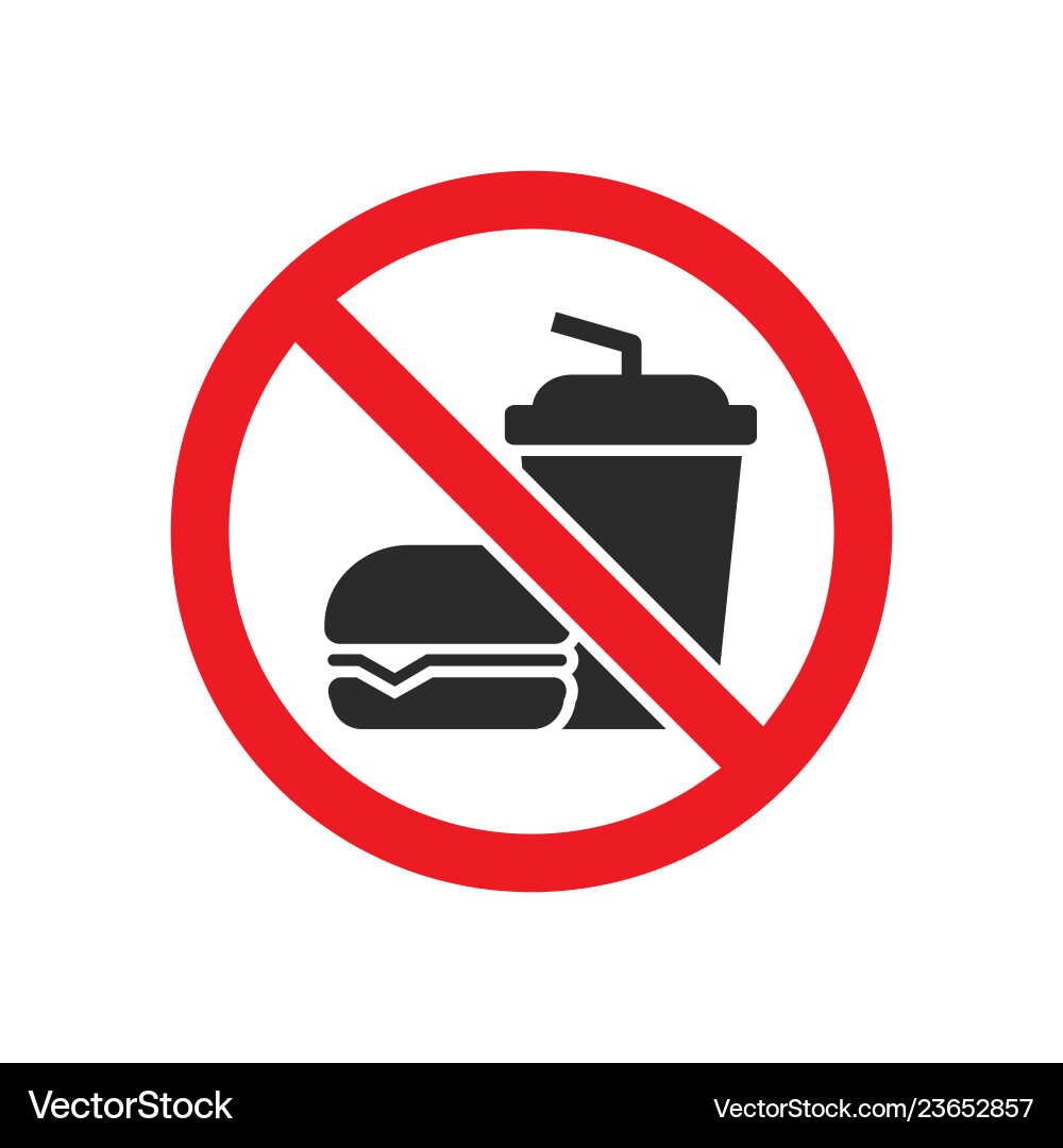 No Eating And Drinking 85 No Food Or Drinks Allowed Sign Stock Photos,