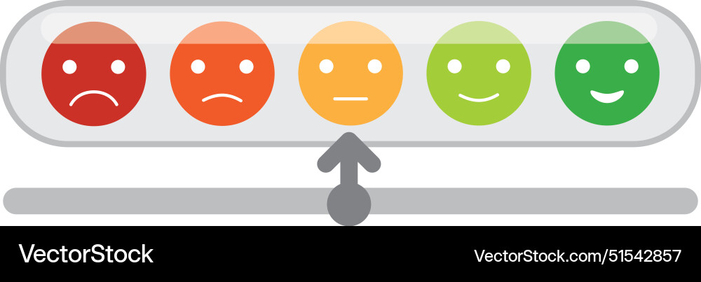 Poor and good customer satisfaction metrics Vector Image Poor and good customer satisfaction metrics Vector Image