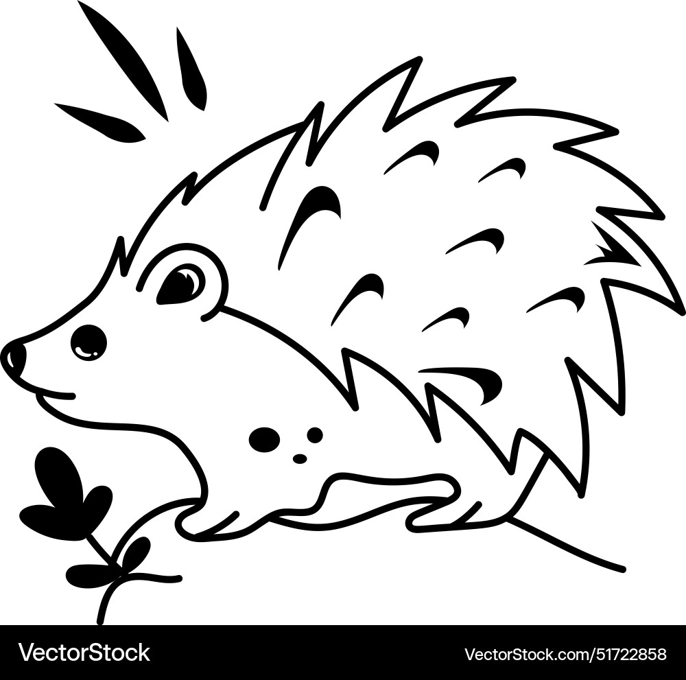 Hedgehog Royalty Free Vector Image - VectorStock
