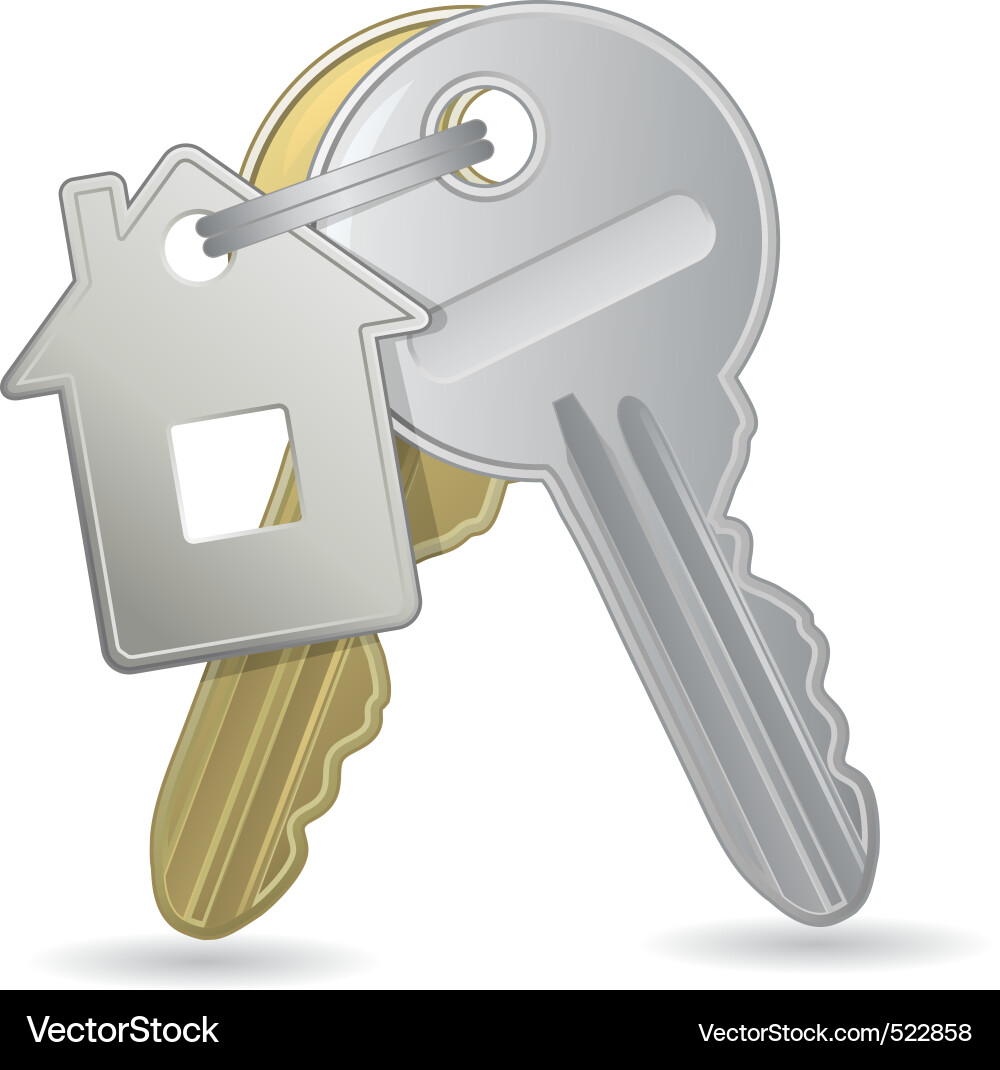 Keys with Tag Royalty Free Vector Image - VectorStock