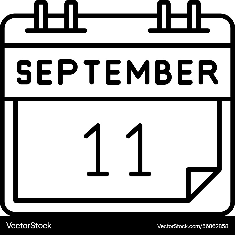 September 11 icon Royalty Free Vector Image - VectorStock
