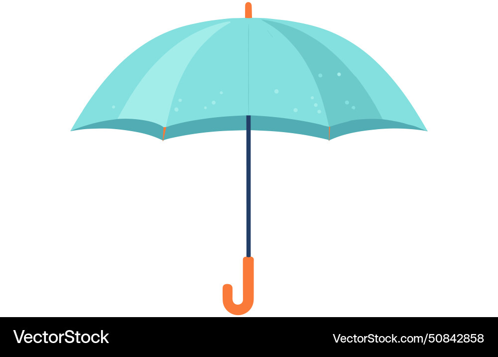 Umbrella flat design Royalty Free Vector Image