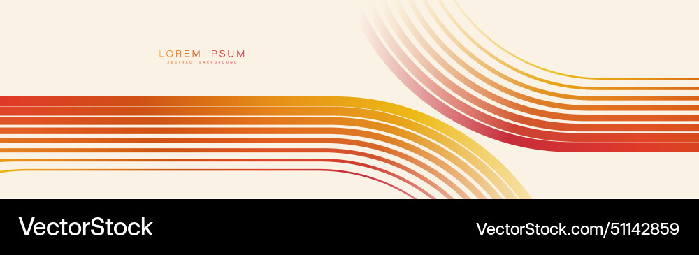 Abstract background with red and yellow geometric Vector Image