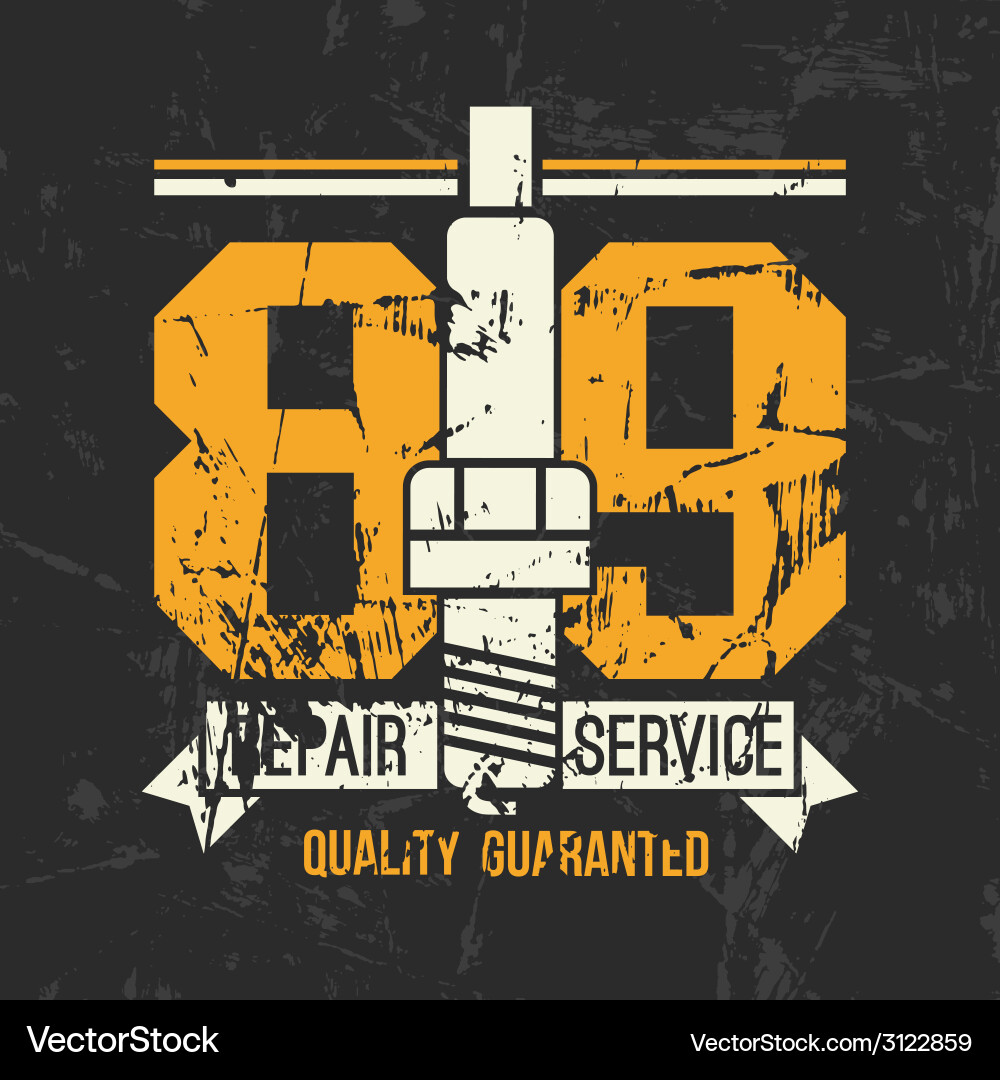 Car service emblem Royalty Free Vector Image - VectorStock