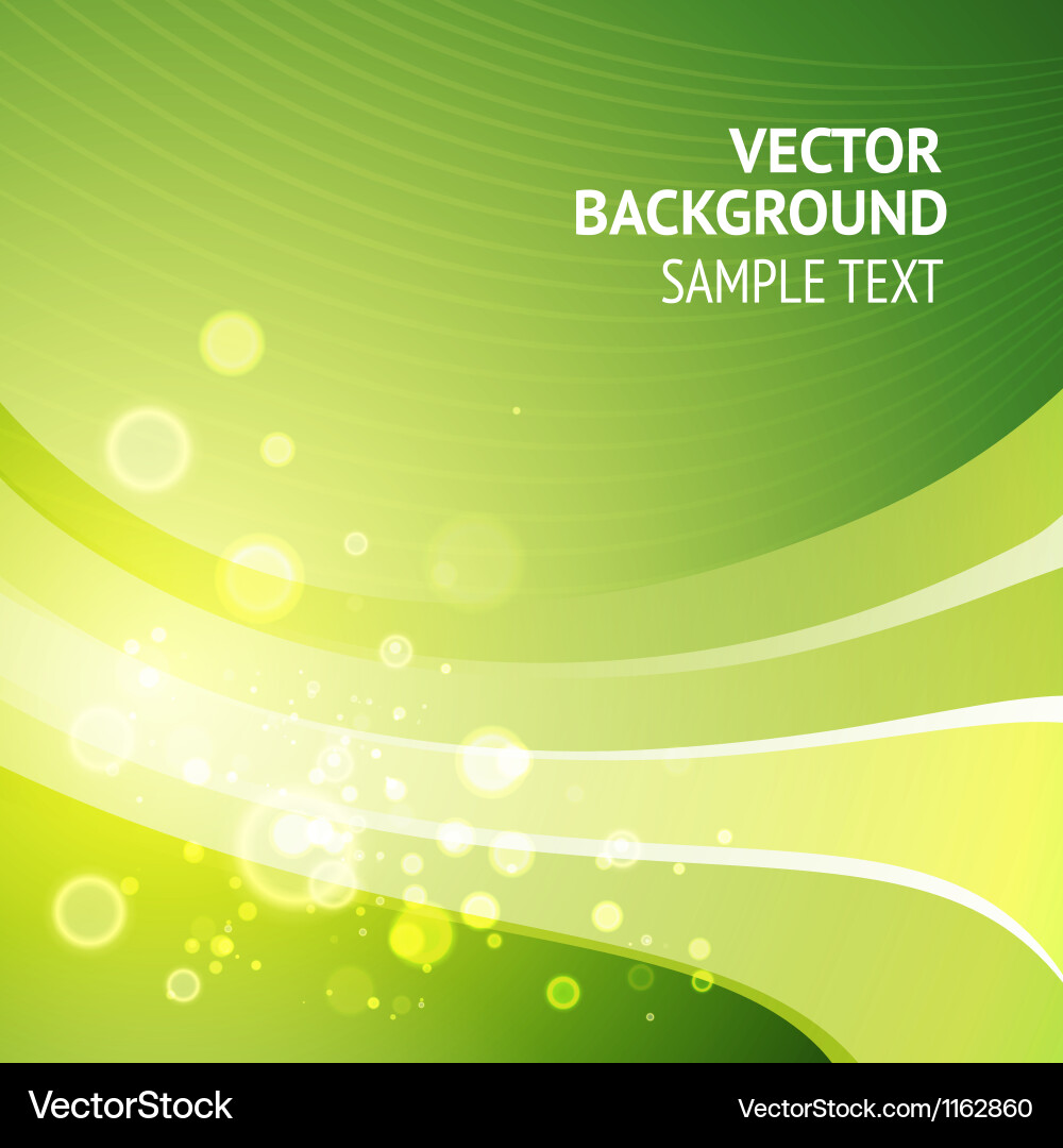 Abstract green background Royalty Free Vector Image