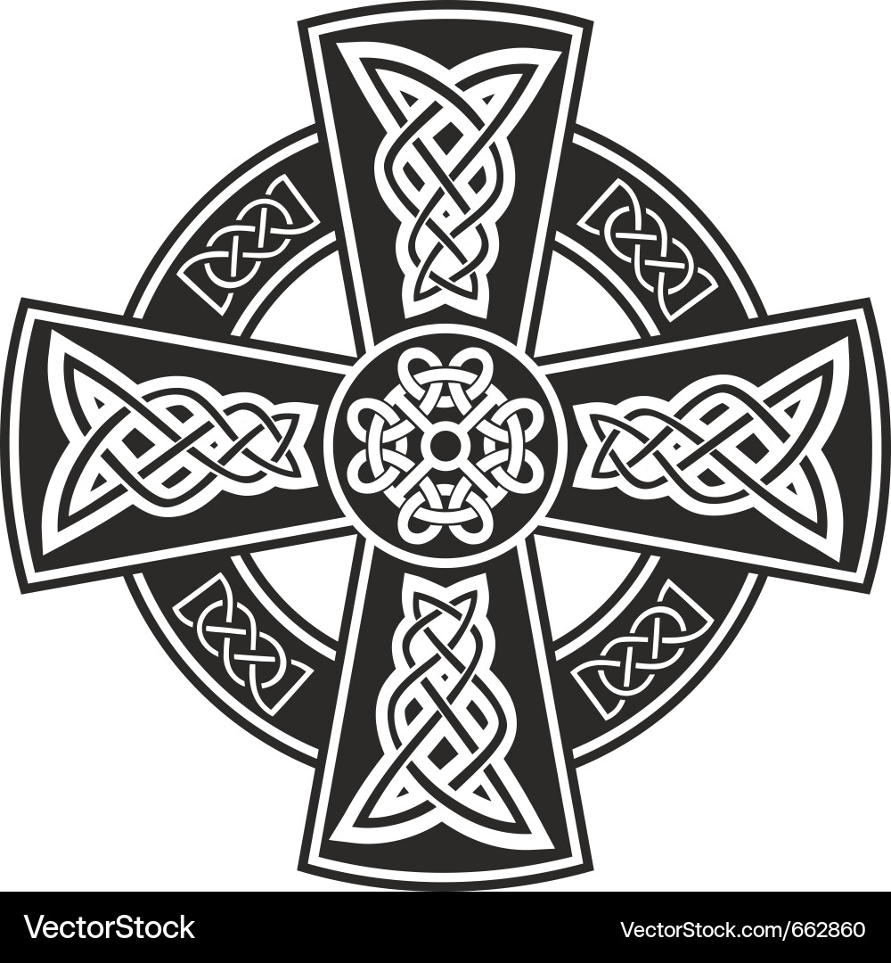Celtic cross Royalty Free Vector Image - VectorStock